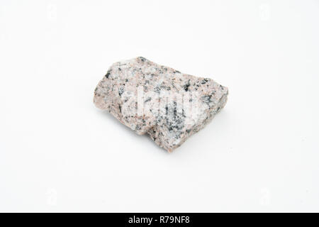 syenite rock isolated over white Stock Photo - Alamy