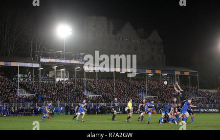 Leinster's Jamison Gibson-Park clears the ball during the Investec ...