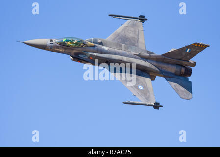 A Hellenic Air Force F-16C Block 50 taking off from Andravida, Greece ...