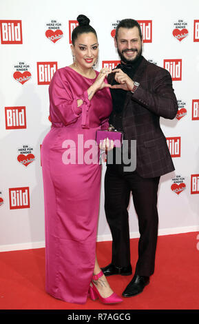 Miyabi KAWAI (fashion designer) and Manuel CORTEZ (actor), half figure ...