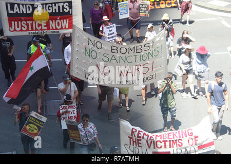 Aboriginal Land Rights Protest on Bicentennial Day Sydney Australia ...