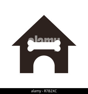 Dog house isolated on white background Stock Photo - Alamy