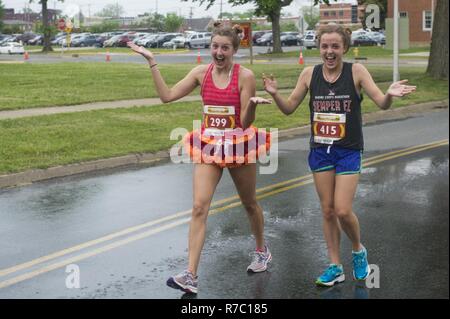 US Marine Corps Captain Rebecca Goodrich-Hinton, Deputy Director of ...