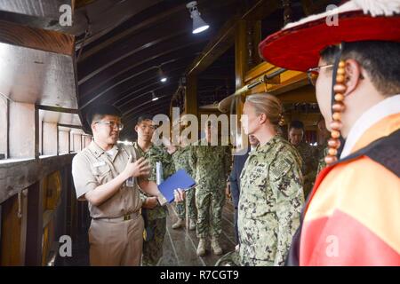 CHINHAE, Republic of Korea (May 15, 2017) Vice Adm. Mary Jackson ...