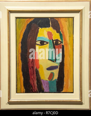 Alexej von Jawlensky – Mystical Head: Raven's Wing IV (Mystischer Kopf ...