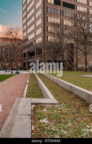SYRACUSE, NEW YORK - DEC 07, 2018: Historic White Memorial Building was ...