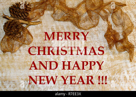 Christmas composition frame for greetings card. "Feliz navidad Stock ...