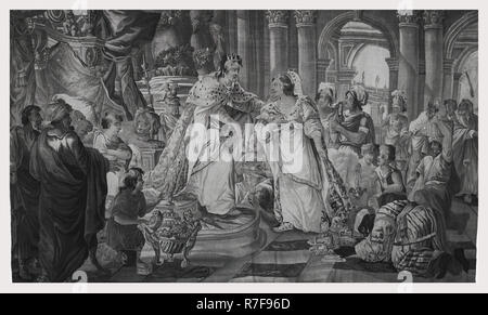 Solomon and queen of Sheba: homage to Solomon Stock Photo - Alamy