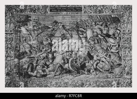Scipio rescuing his father at battle of Ticinus. Tons, Cornelis ...