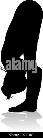 women yoga poses black and white Stock Vector Image & Art - Alamy