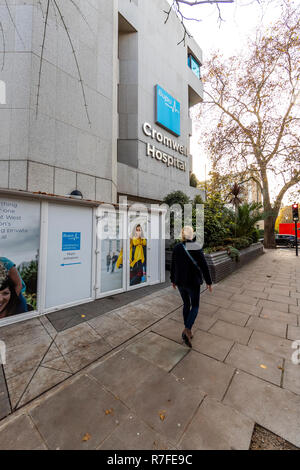 The private sector Bupa Cromwell Hospital, Cromwell Road, Kensington ...