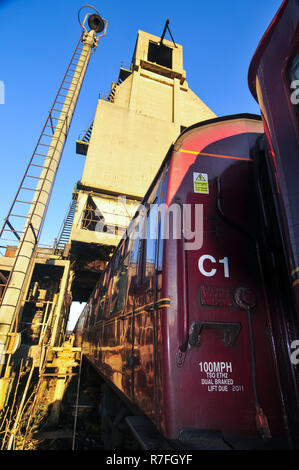 Steam trains for all to see at Steamtown Museum Carnforth Stock Photo ...
