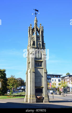 Clock Tower, Abbey End, Kenilworth, Warwickshire, England, United ...