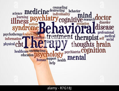 Behavioral Therapy, word cloud concept on white background Stock Photo ...