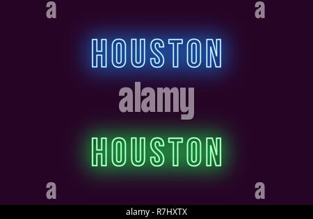 Houston Texas lettering design. City of Houston typography design ...