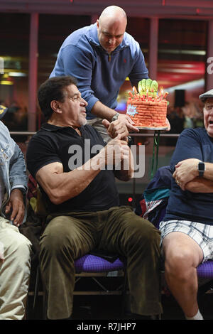 Lou Ferrigno celebrates his 67th birthday at Edinburgh Comic Con held ...