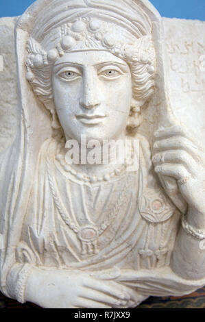 bas relief on sarcophagus in Bath of Diocletian in Rome view Stock ...