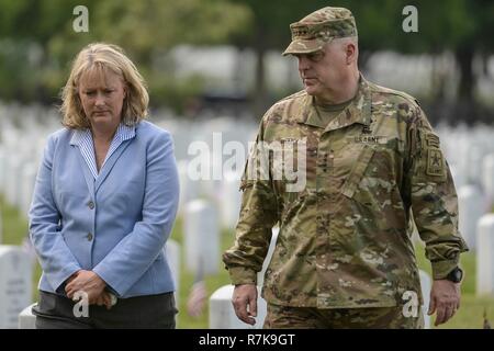 Hollyanne Milley, wife of Gen. Mark Milley, the Chief of Staff of the U ...
