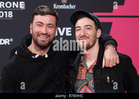 Marten Laciny, MARTERIA (left) and Benjamin Griffey, CASPER, musician ...