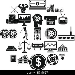 Big bet icons set, simple style Stock Vector Image & Art - Alamy