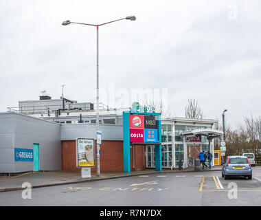 Days Inn Hotel at Wetherby service station on A1(M) motorway Stock ...