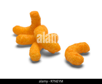 Cheese puff Cheese puffs white background texture food pattern Stock ...