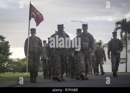 U.S. Marines with Alpha Company, 3rd Combat Engineer Battalion (CEB ...
