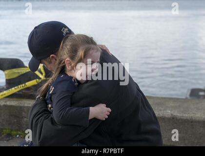 BANGOR, Wash. (March 21, 2017) Cmdr. Gene Severtson, commanding officer ...