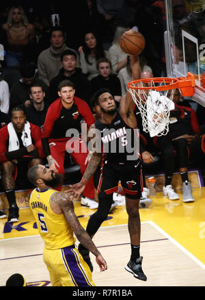 Miami Heat's Derrick Jones Jr. competes in the NBA All-Star slam dunk ...