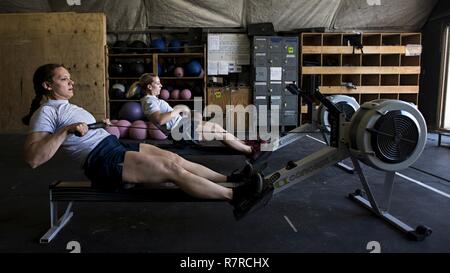U.S. Air Force 1st Lts. Andrew Crispin and Emily Barkemeyer, C-17 ...