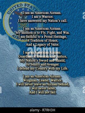 The Airman's Creed, implemented in 2007, encourages pride and ...