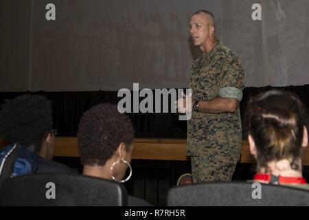 Colonel Andrew H. Smith, chief of staff for Marine Corps Recruit Depot ...