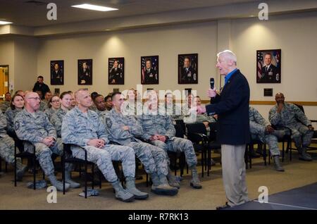 Fifth Chief Master Sgt. of the Air Force Robert D. Gaylor walks down ...
