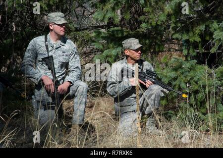 U.S. Air Force Academy -- Luke Kilianski lands a punch against Joseph ...
