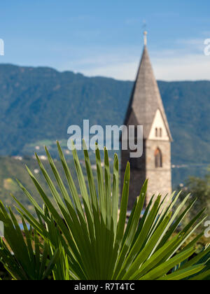 church, Lagundo village near Merano, Region South Tyrol-Bolzano, Italy ...