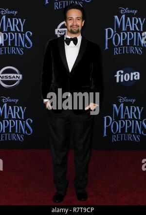 Lin-Manuel Miranda arrives at the premiere of "Encanto" on Wednesday ...