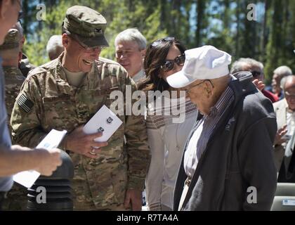 Retired U.S. Army Col. Tom Reeves, Legion of Valor member, waits to ...