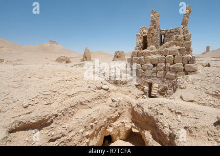 Tower tomb, Palmyra, Tadmur, Palmyra District, Homs Governorate, Syria ...