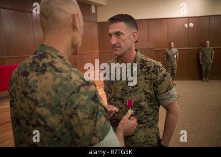 U.S. Marine Col. Christopher J. Douglas, senior advisor for the 505th ...