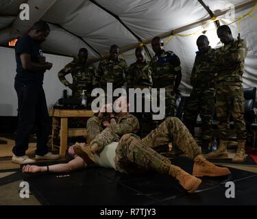 AIR BASE 101, Niger - U.S. Air Force Gen. James Hecker, U.S. Air Forces ...