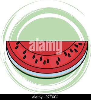 watermelon slide icon Stock Vector Image & Art - Alamy