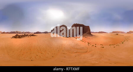 360° view of VR 360 Spherical panorama of the desert landscape at ...