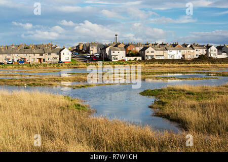 Houses on Walney Island that are vulnerable to storm surge flooding ...