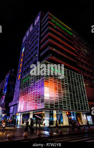 China Shenzhen Huaqiang North Commercial Street with Neon Lights ...