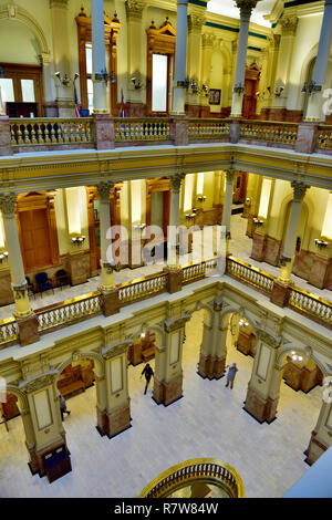 Inside Colorado State Capital building Senate Chambers, Denver, USA ...