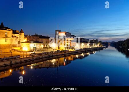 River Charente Hennessy Factory Cognac France Stock Photo - Alamy