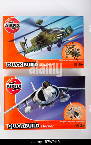 Airfix QuickBuild Apache helicopter Stock Photo - Alamy