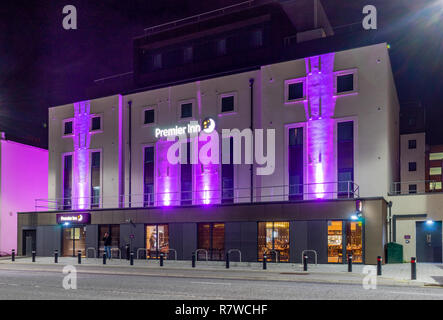 The newly built Premier Inn Hotel on Cumberland Place in Souhampton ...