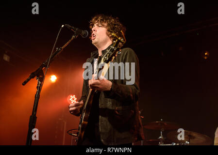 Brighton, UK. 11 December 2018. Razorlight performs at Concorde 2 ...