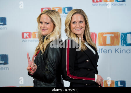 Melanie BERGNER (left) and Angela BRAUN, moderators Portraet, PortrÃ t ...